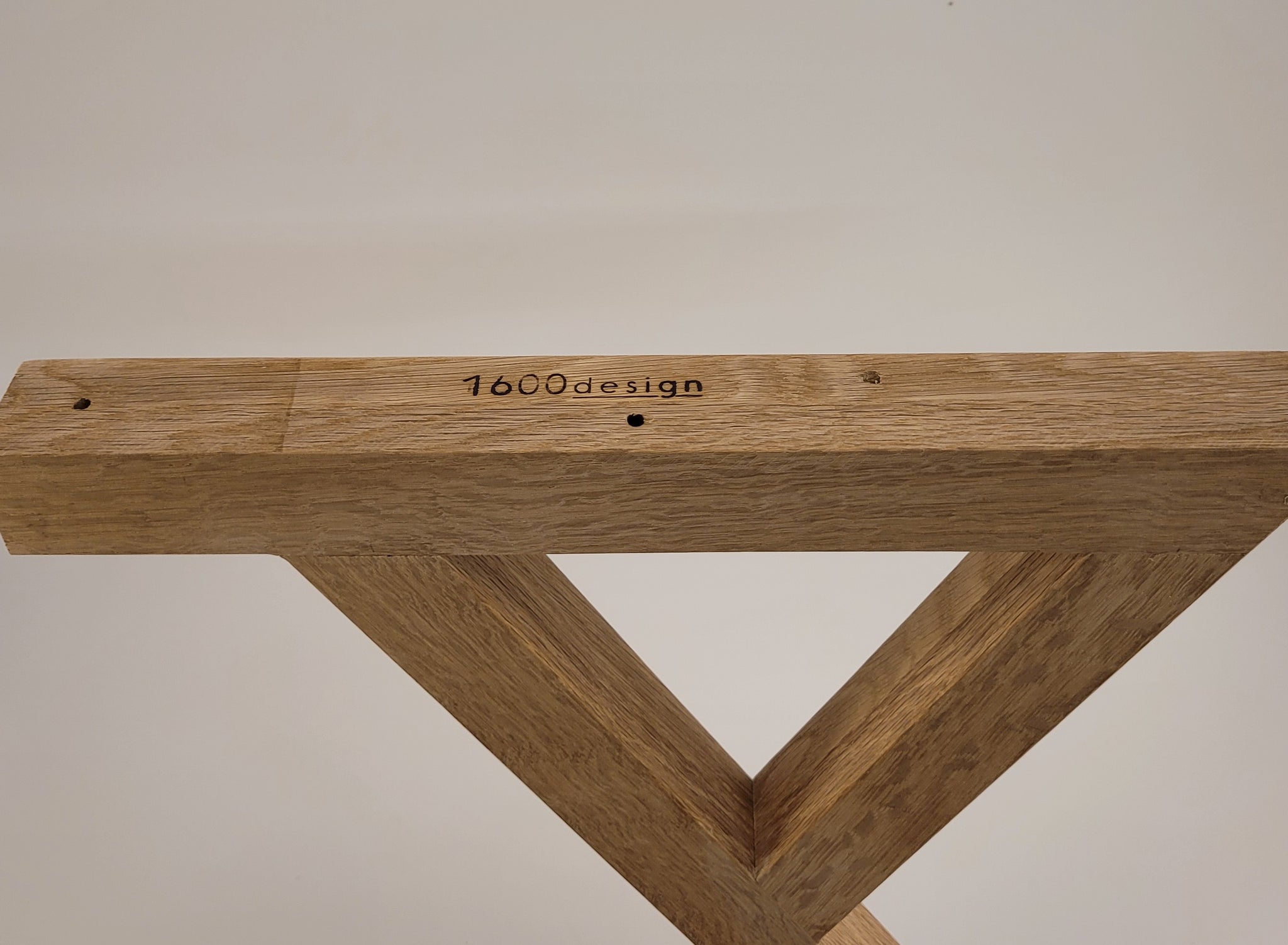 White Oak Y-legs, coffee table height, set of 4 – 1600design